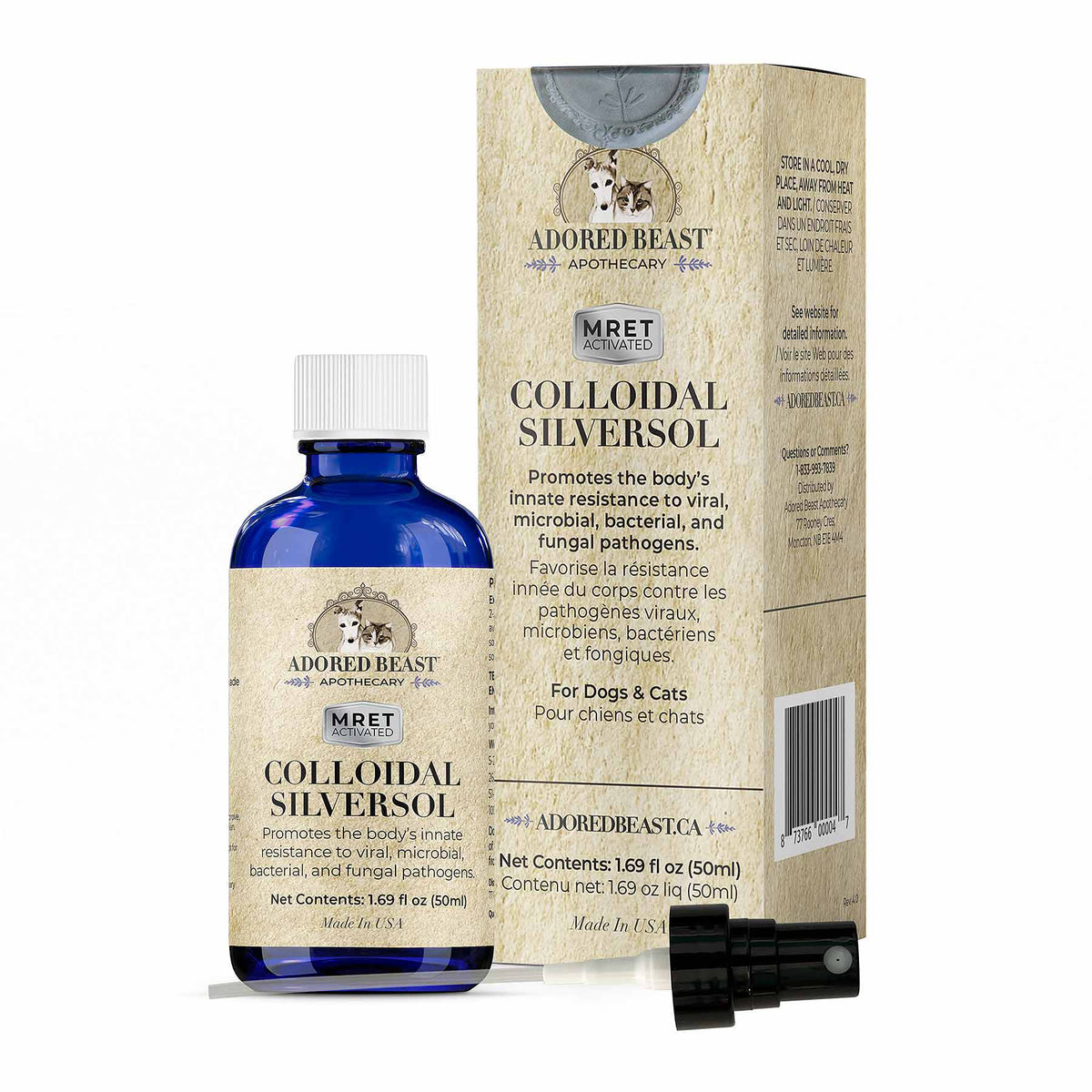 Colloidal SilverSol | *MRET Activated | Adored Beast Apothecary